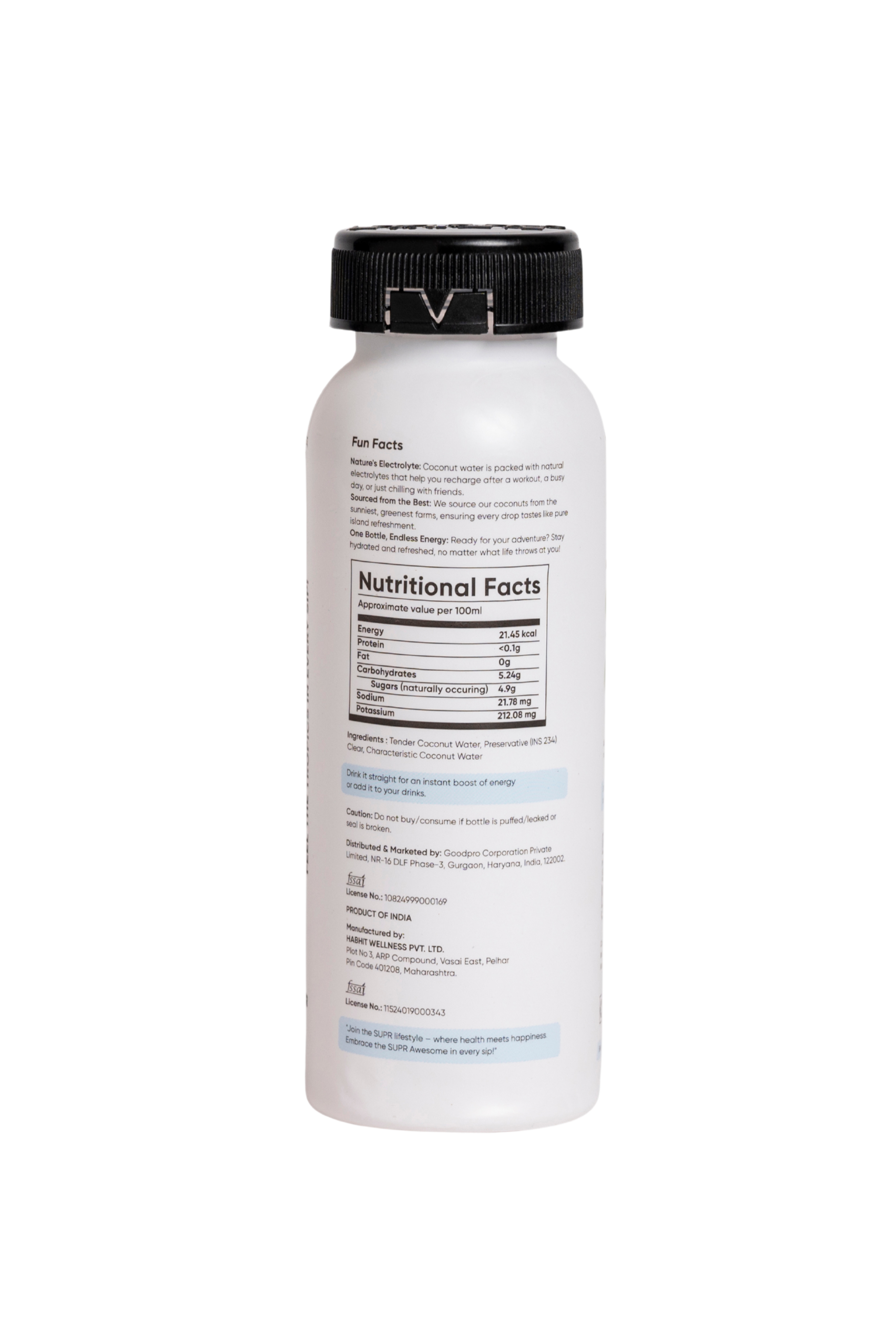 Buy Supr Coco Best Coconut Water Bottle Online | SUPR Water